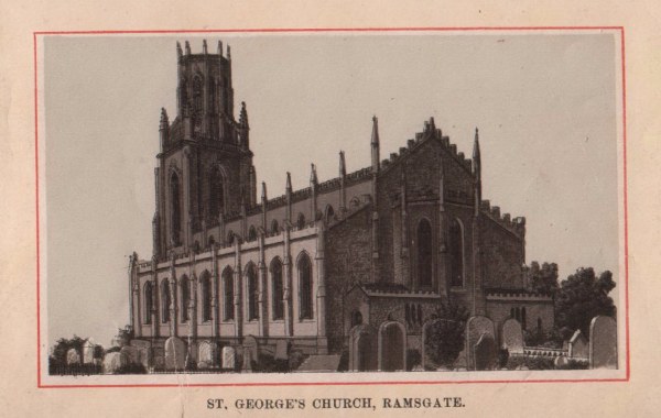St Georges Church Ramsgate about 1870
